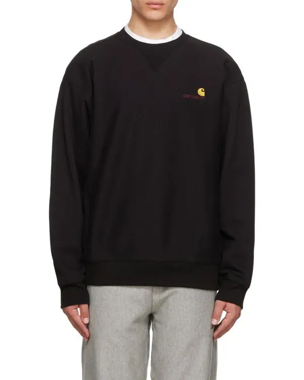 Carhartt Work In Progress Embroidered Logo Crewneck Sweatshirt