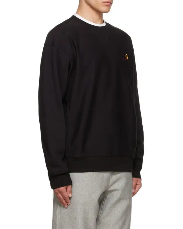 Carhartt Work In Progress Embroidered Logo Crewneck Sweatshirt