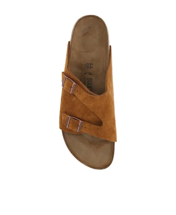 BIRKENSTOCK Zurich Buckle Detailed Slip-on Sandals - Brown