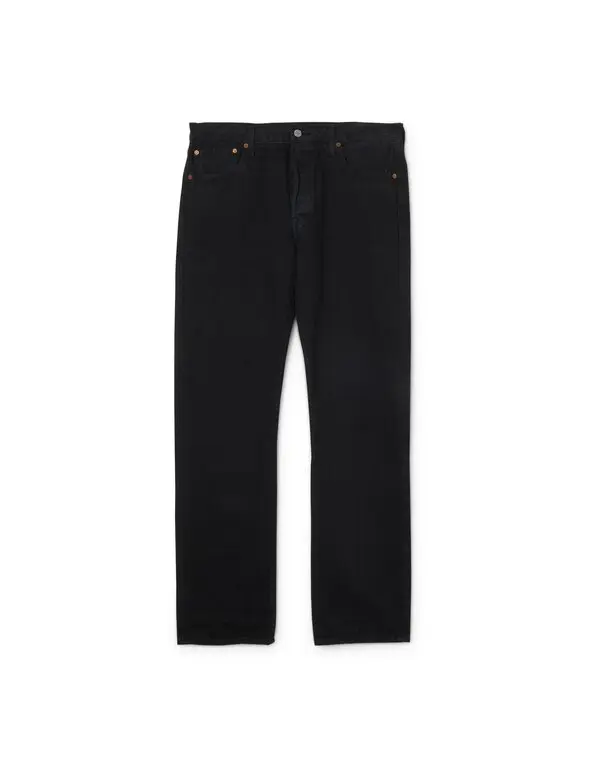 LEVI'S 501 Logo Patch Straight Leg Jeans