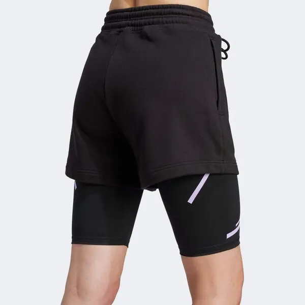 Adidas By Stella McCartney Logo-printed Drawstring Track Shorts