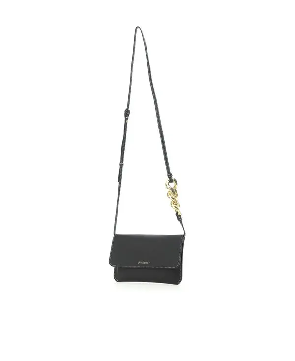 J.W.ANDERSON Jw Anderson Logo Printed Foldover Top Shoulder Bag