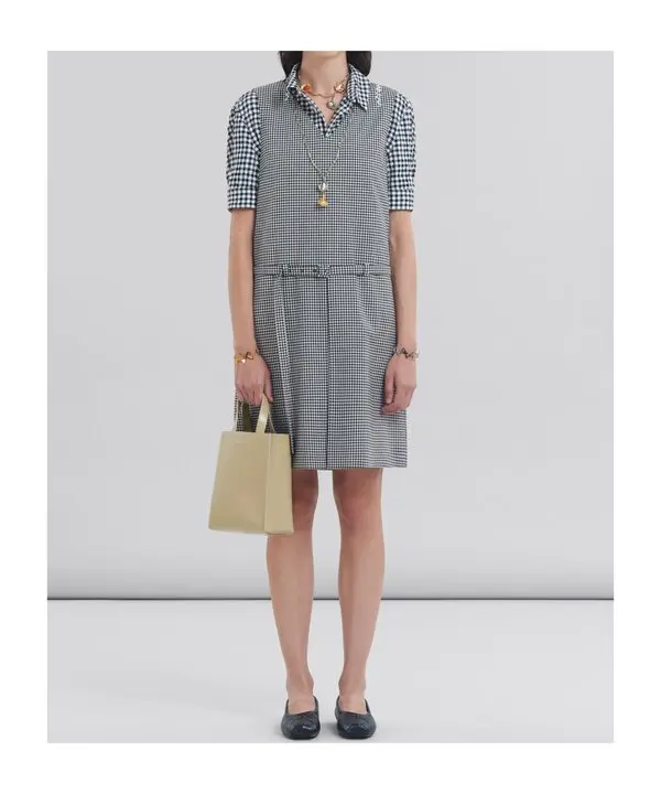 Marni Museo Logo Printed Mini Tote Bag