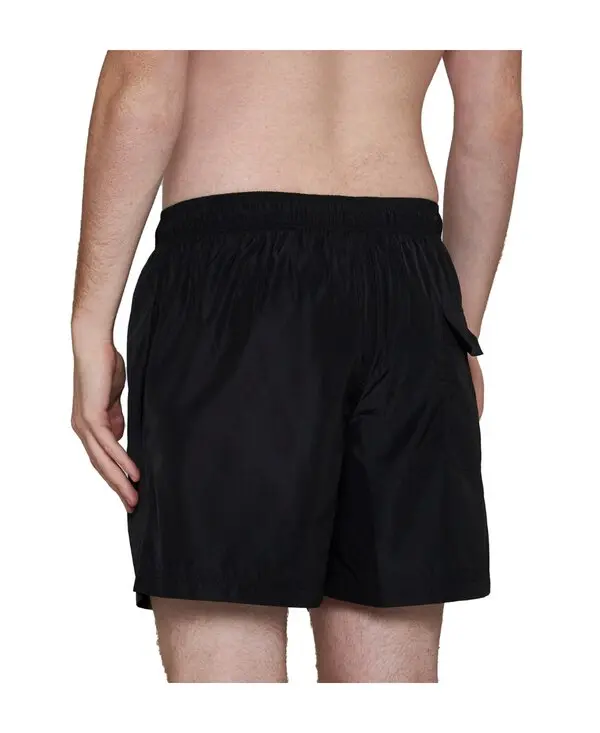 Palm Angels Logo-printed Drawstring Swim Shorts