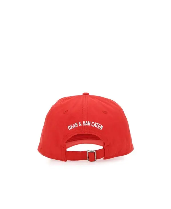 Dsquared2 Icon Logo Embroidered Distressed Baseball Cap