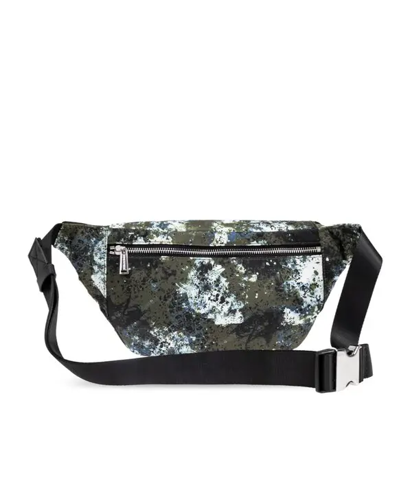 Dsquared2 Splatter-print Zipped Shoulder Bag