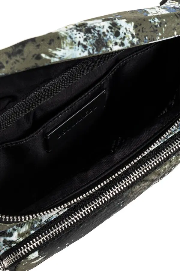 Dsquared2 Splatter-print Zipped Shoulder Bag