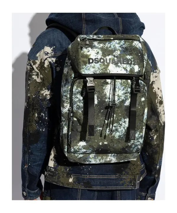Dsquared2 Sprayed Effect Backpack