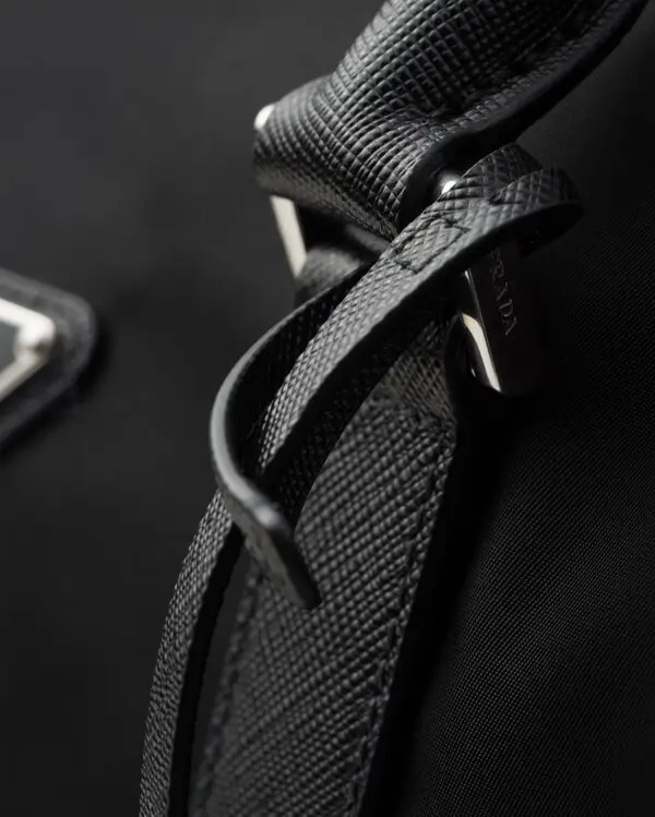 Prada Triangle-logo Zipped Duffle Bag