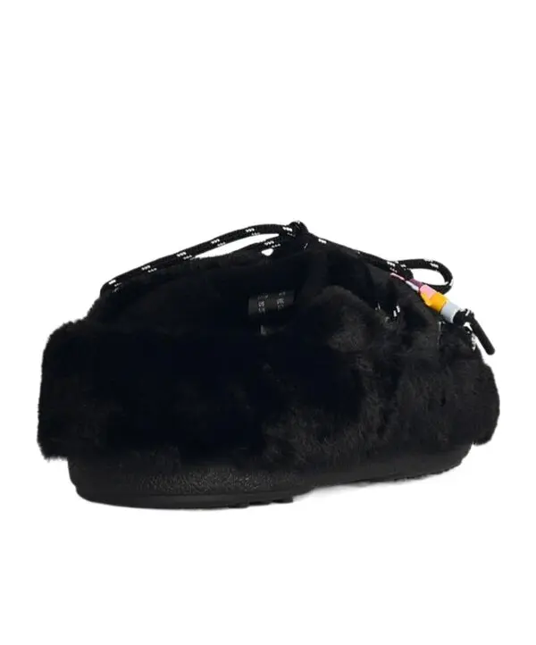Moon Boot Embellished Faux-fur Mules