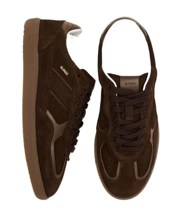 ALOHAS Textured Panel Low-top Sneakers