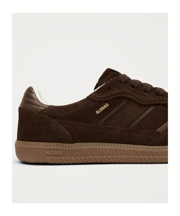 ALOHAS Textured Panel Low-top Sneakers