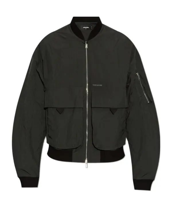 Dsquared2 Logo Printed Bomber Jacket