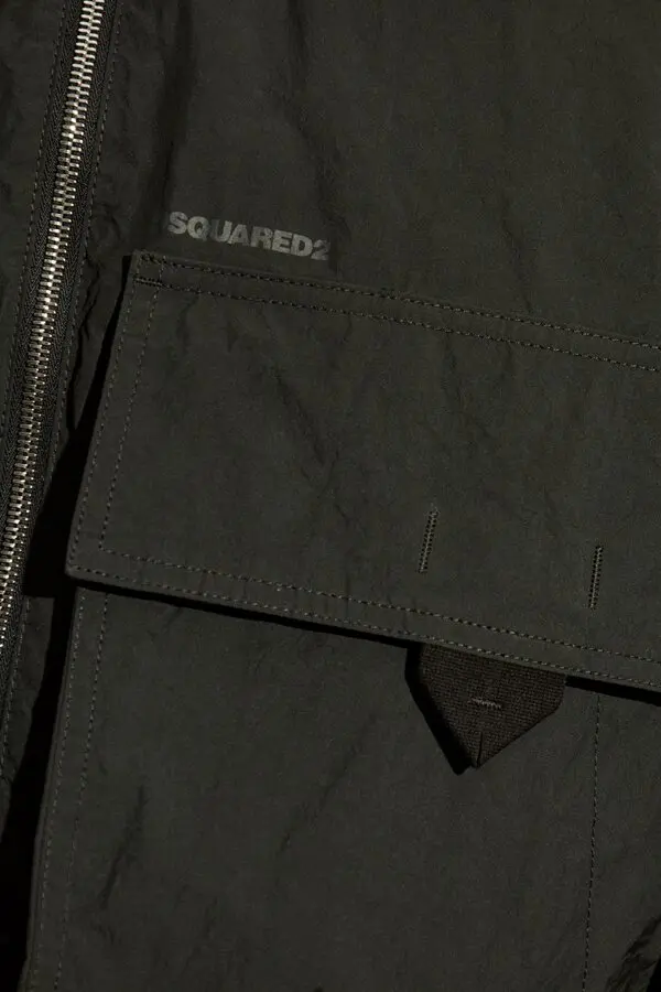 Dsquared2 Logo Printed Bomber Jacket