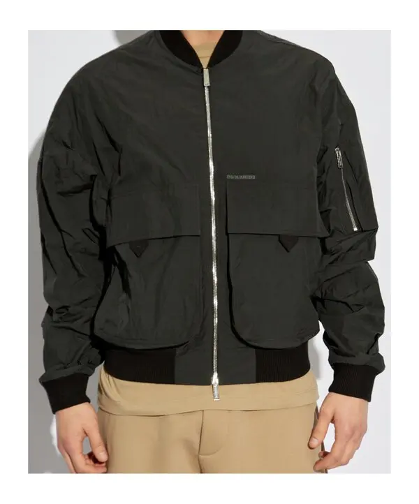 Dsquared2 Logo Printed Bomber Jacket