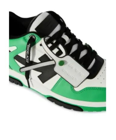 Off-White Out Of Office Low Top Sneakers - Green