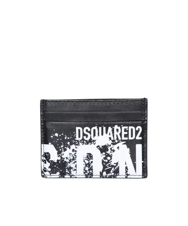 Dsquared2 Splash Icon Printed Card Holder
