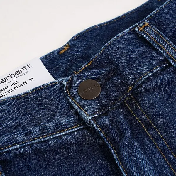 Carhartt Work In Progress Double Knee Denim Shorts