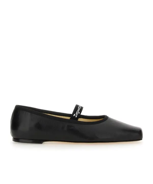 Repetto Lisbeth Logo-strap Ballet Flats