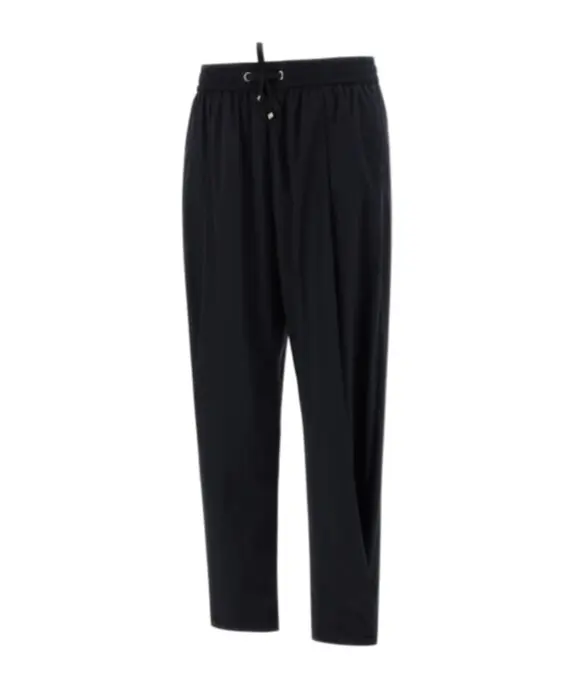 Herno Lightweight Drawstring Cropped Trousers