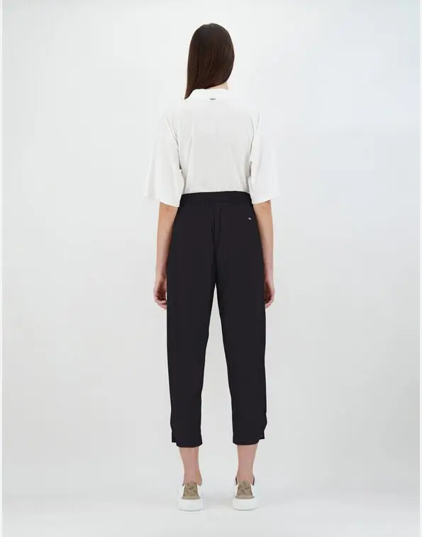 Herno Lightweight Drawstring Cropped Trousers