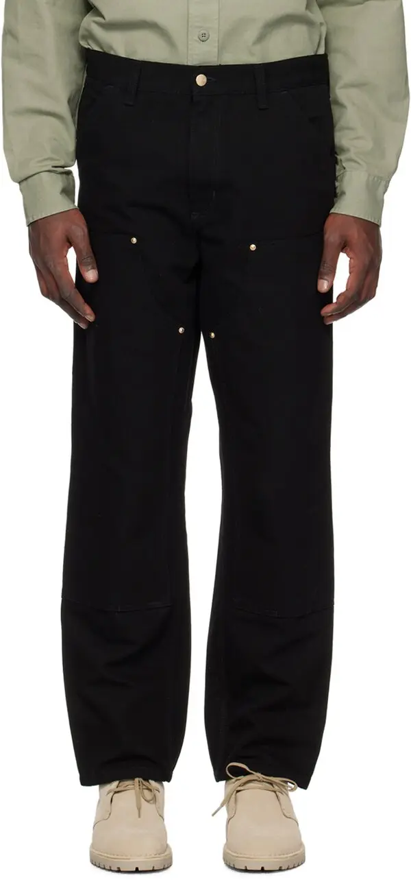 Carhartt Work In Progress Logo Patch Jeans