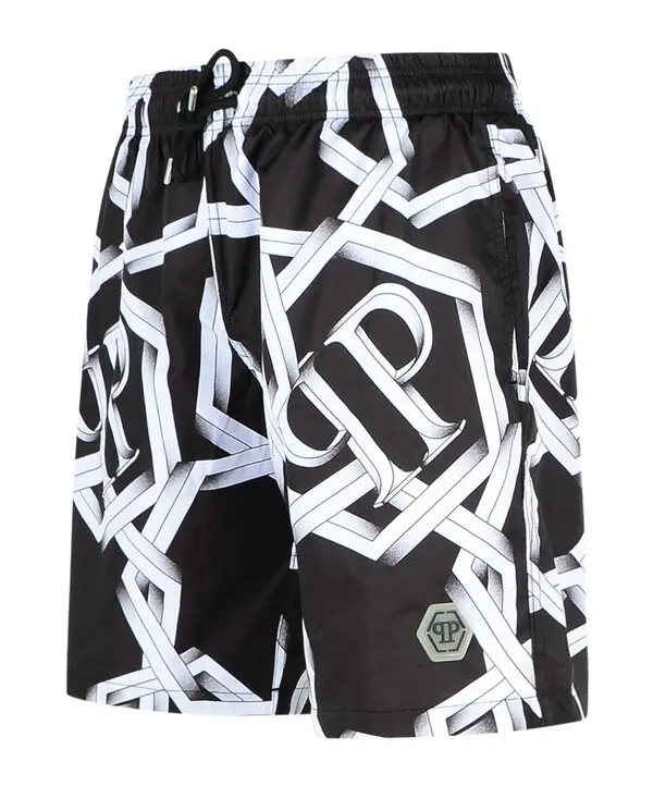 Philipp Plein Swim Boxers With Drawstring Waist