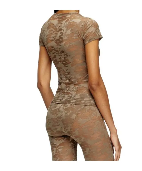 DIESEL® Kasia-utlt Short Sleeved Lace Top