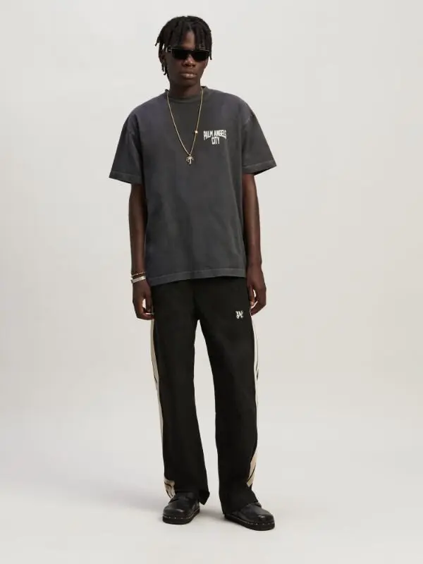 Palm Angels Logo Printed Crewneck T-shirt