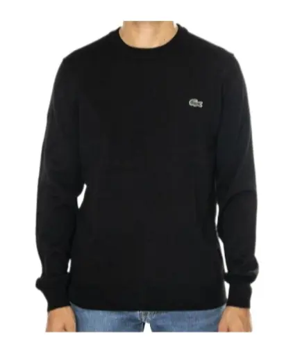 Lacoste Logo-embroidered Crewneck Knitted Jumper