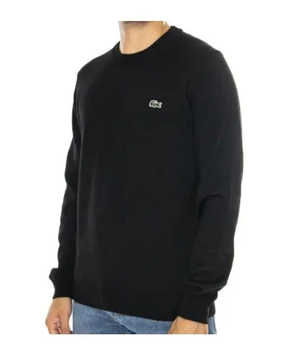 Lacoste Logo-embroidered Crewneck Knitted Jumper