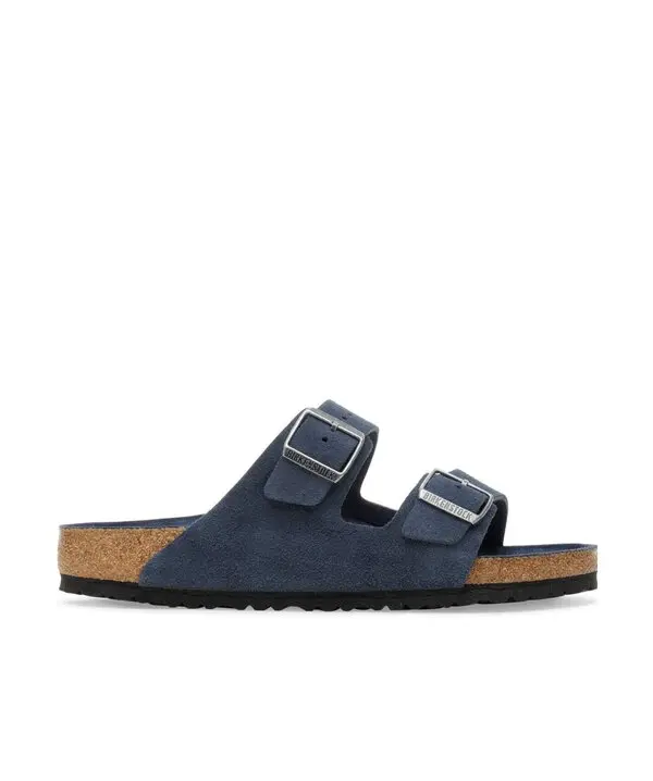BIRKENSTOCK Suede Buckled Flat Sandals
