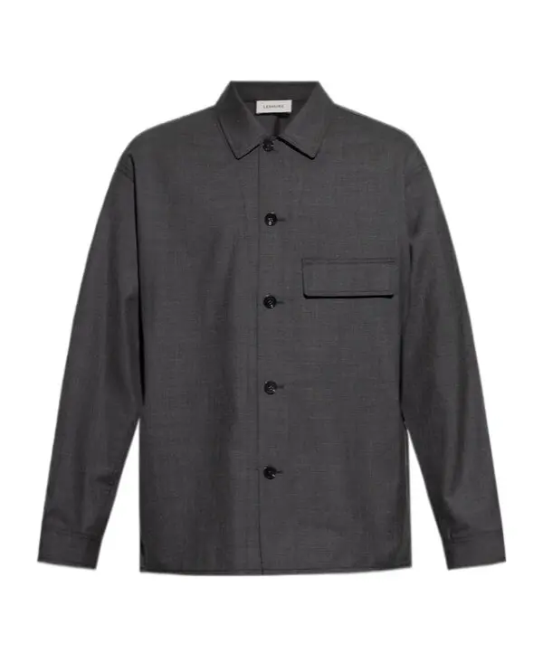 LEMAIRE Long-sleeved Button-up Tailored Overshirt