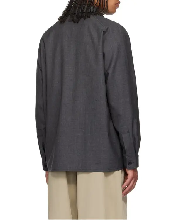 LEMAIRE Long-sleeved Button-up Tailored Overshirt