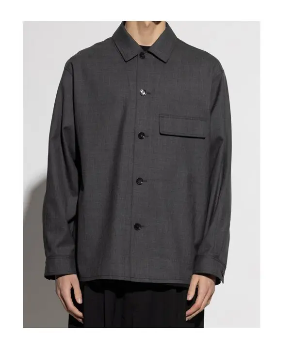 LEMAIRE Long-sleeved Button-up Tailored Overshirt
