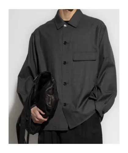 LEMAIRE Long-sleeved Button-up Tailored Overshirt