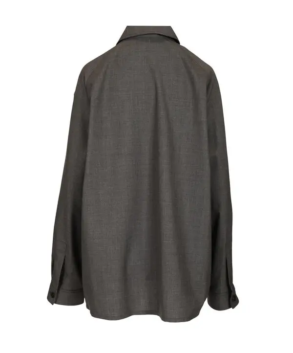 LEMAIRE Long-sleeved Button-up Tailored Overshirt