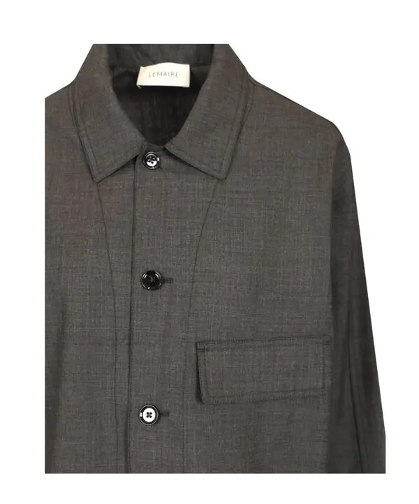 LEMAIRE Long-sleeved Button-up Tailored Overshirt