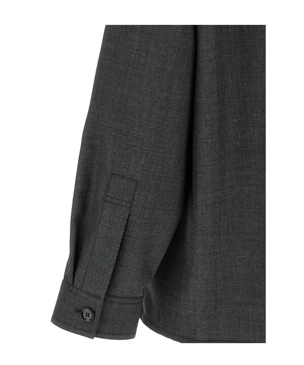 LEMAIRE Long-sleeved Button-up Tailored Overshirt
