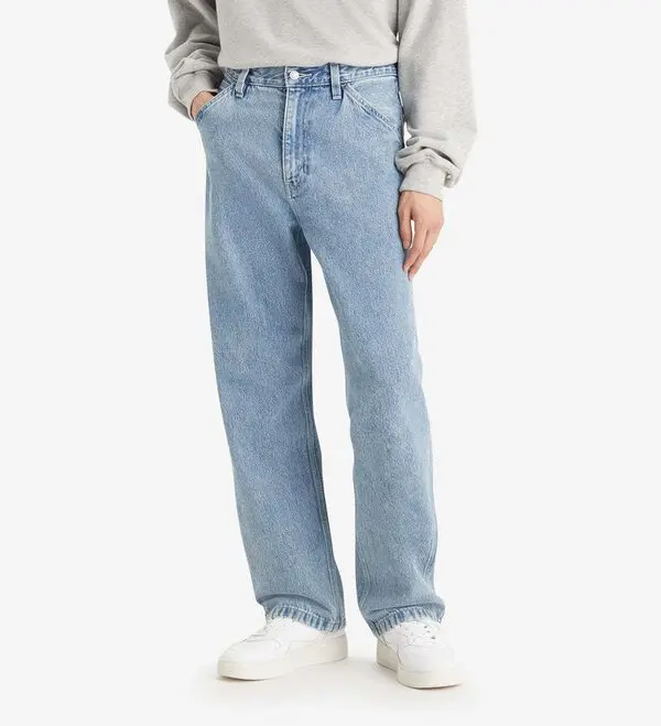 LEVI'S Logo Patch Straight-leg Jeans