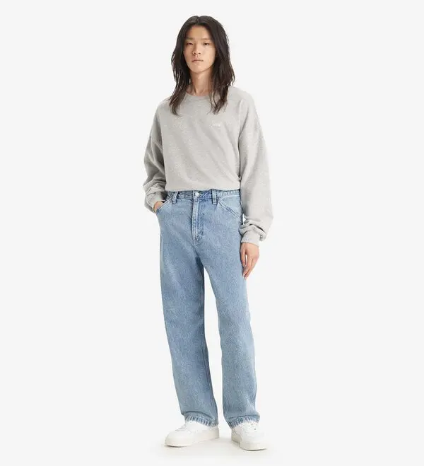 LEVI'S Logo Patch Straight-leg Jeans