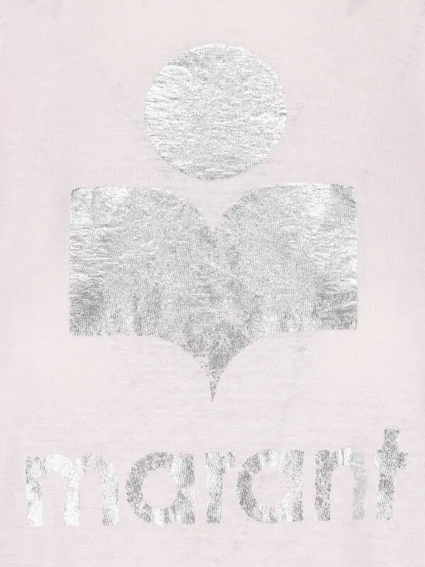 Isabel Marant Étoile Zewel" Logo Printed Crewneck T-shirt