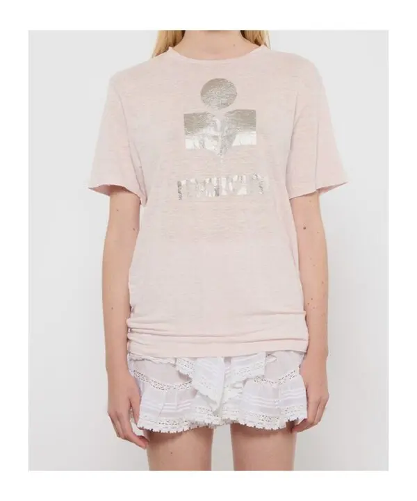Isabel Marant Étoile Zewel" Logo Printed Crewneck T-shirt
