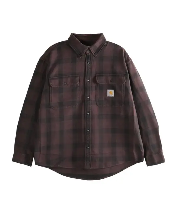 Carhartt Work In Progress Long-sleeved Curved Hem Shirt