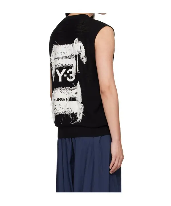 Y3 Graphic Knitted Vest