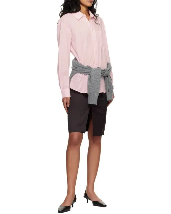 DUNST Striped Button-up Shirt