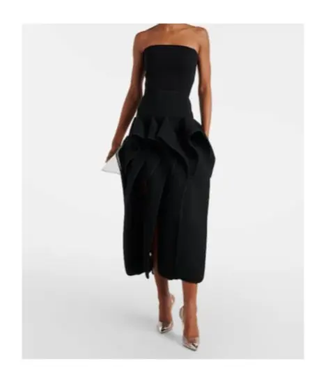 Maticevski Breakout Draped Midi Dress