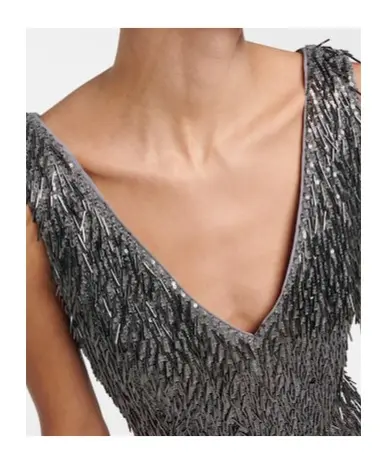 Erdem Embellished Cocktail Dress