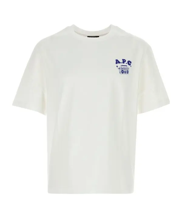 A.p.c. Disco Logo Printed Crewneck T-shirt