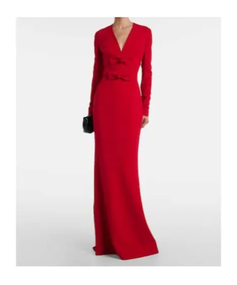 Elie Saab Bow-detail Cady Gown